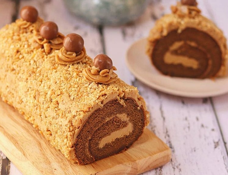√ Resep Mocca Nougat Roll Cake Lembut Ny Liem | Masaksiana