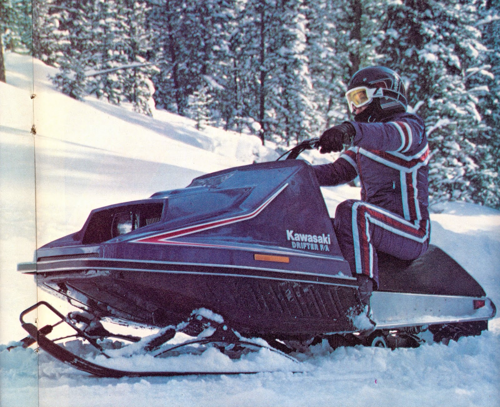 CLASSIC SNOWMOBILES OF THE PAST: 1980 KAWASAKI DRIFTER FA