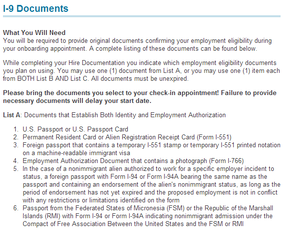 Onboarding Employment Eligibility Documents I 9 The Disney College onboarding-employment-eligibility-documents-i-9-the-disney-college