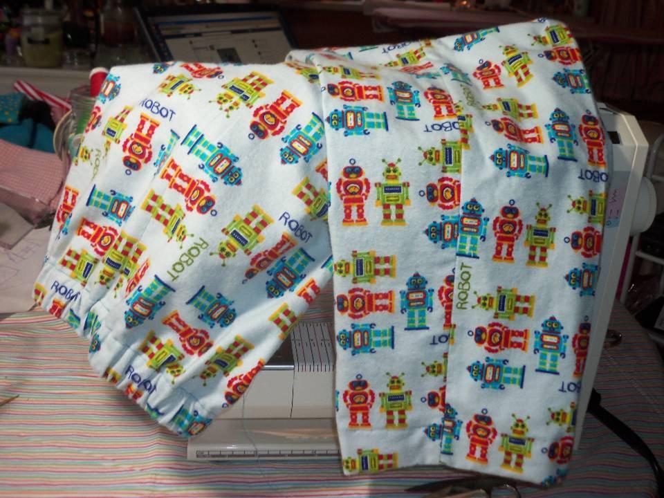 Spinsta @ Large: Day 7, 93 to go: Robot PJs and Gnome #1