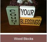 Signs and Wonders Decor: Vinyl Lettering: Wood Signs and Wood Blocks
