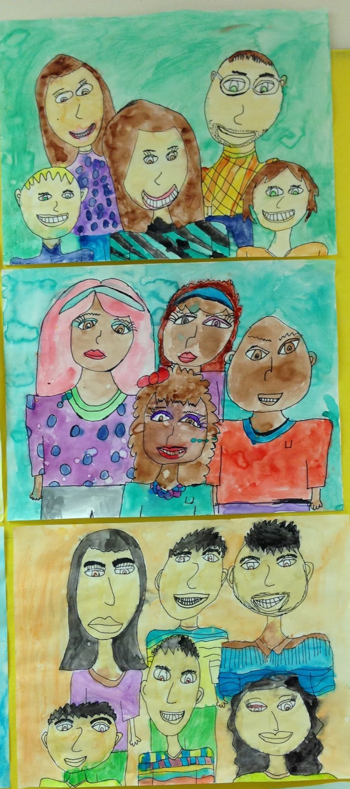Apex Elementary Art: we are family....