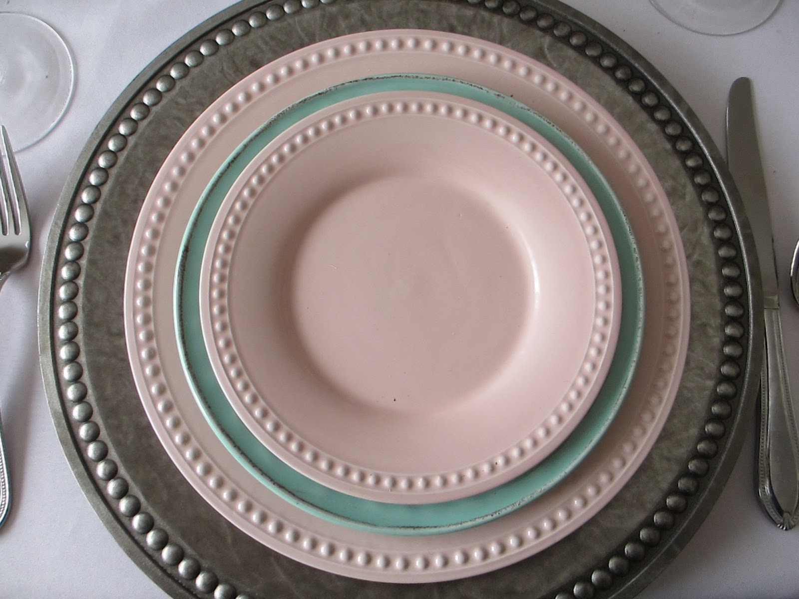 The Welcomed Guest: Beads, bunnies and Bikes Easter Table