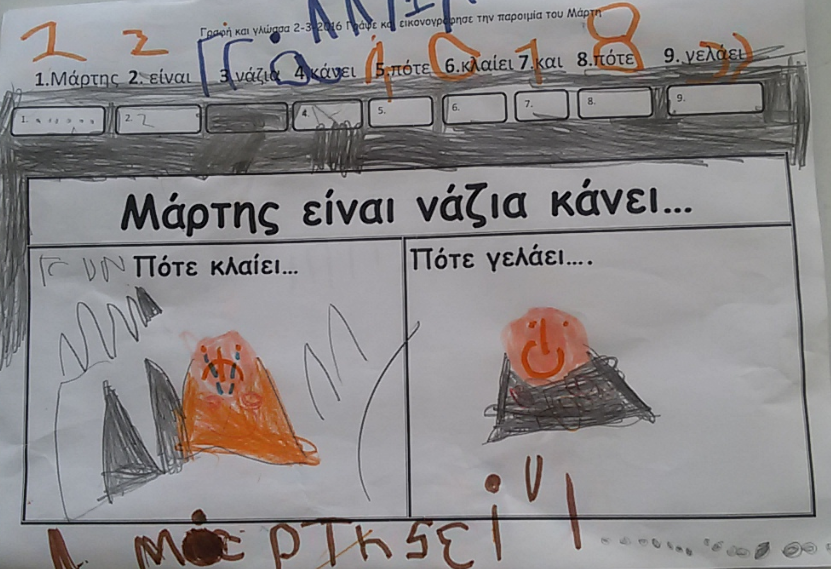 ...Το Νηπιαγωγείο μ' αρέσει πιο πολύ.: Μάρτη Μάρτη μου καλέ...Με ...