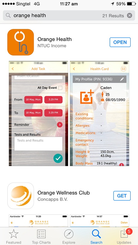 L I A N M E I T I N G : NTUC Income - Orange Health