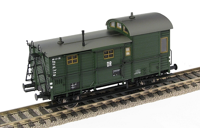 Die Merziener Privatbahn AG - bb: Ein Güterzugbegleitwagen Pwg Pr 14 in ...