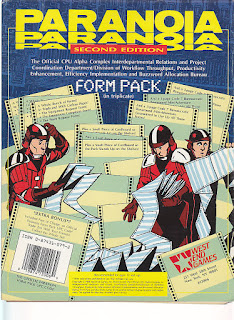 Quag Keep: Paranoia - Form Pack