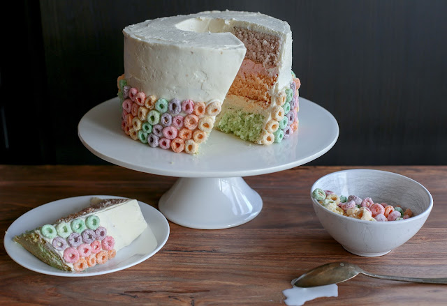 Smart Cookie: Froot Loop Cake