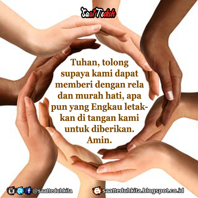 Saat Teduh: Memberi dengan Kasih