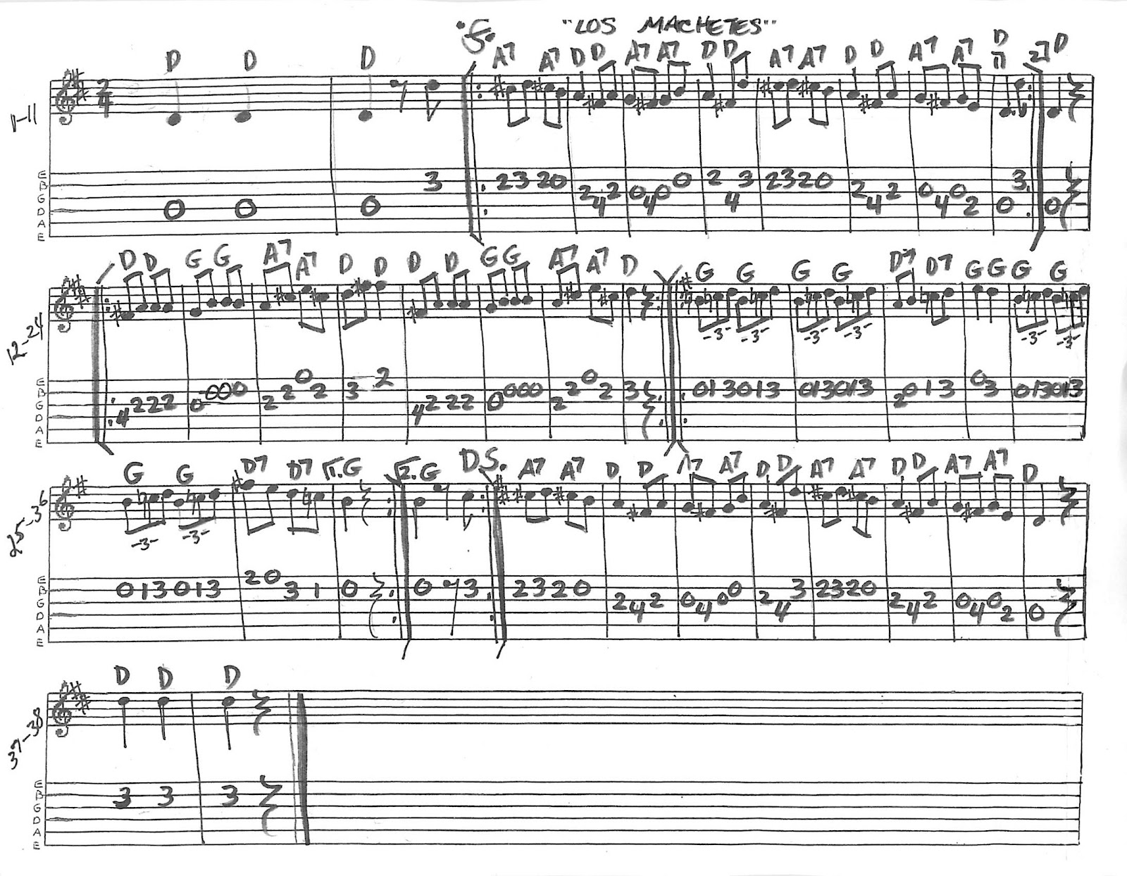 Miss Jacobson's Music: LOS MACHETES MUSIC WORKSHEETS