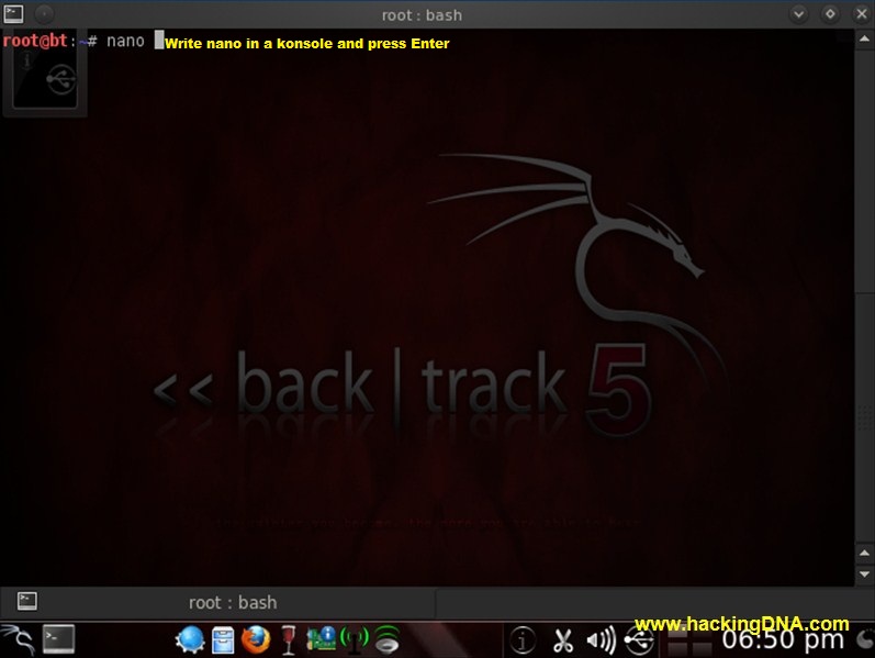 How To Use Nano Editor On Backtrack 5 HackingDNA How To Use Nano Editor On Backtrack 5 HackingDNA