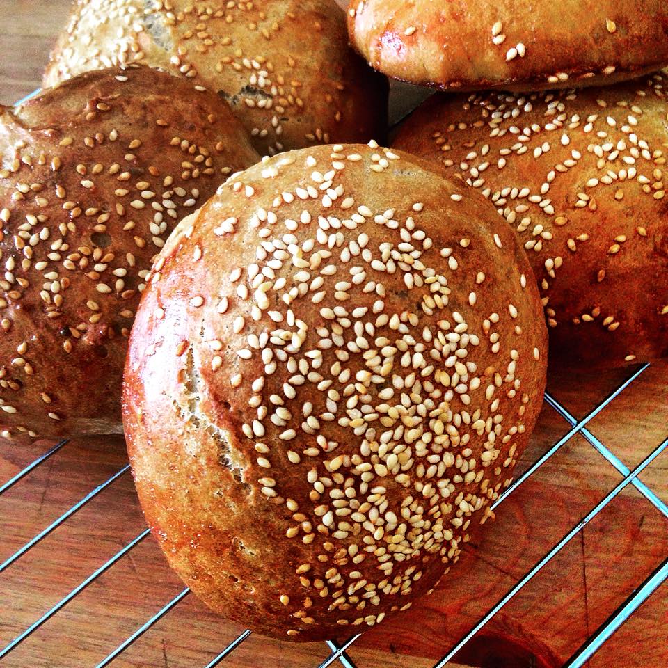 MATTYB BAKES: "THE FORAGING FOX" BEETROOT BURGER BAPS