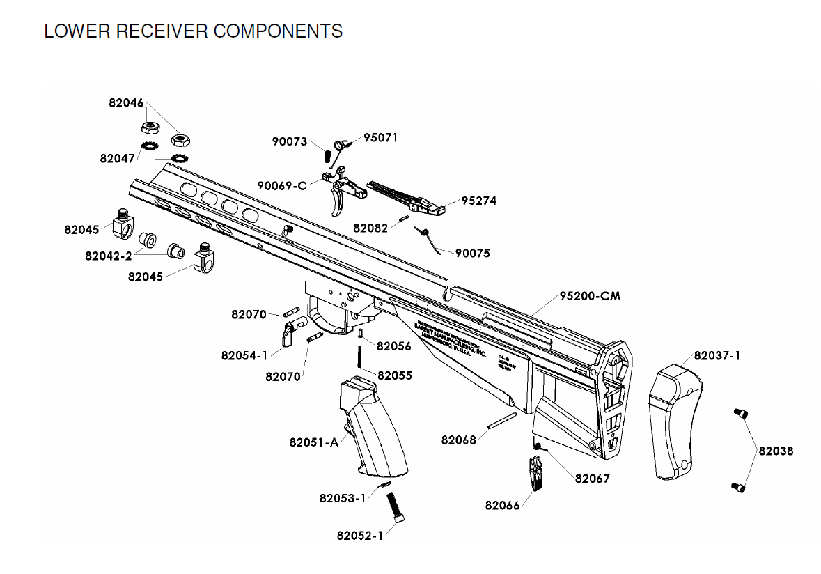 Fusil Barrett M95 | Armas de Fuego