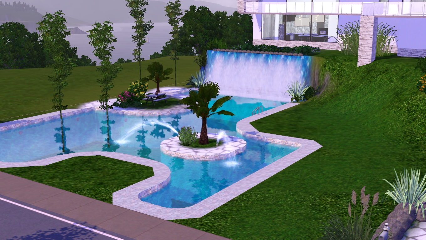 The Sims Giuly - Download e tutorial di The Sims 3: Pool Modern House