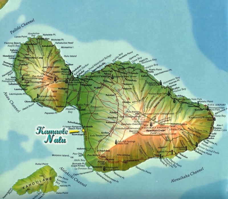 Sur les chemins d'une Terre ronde ...: Hawaii, l'ile de Mauai