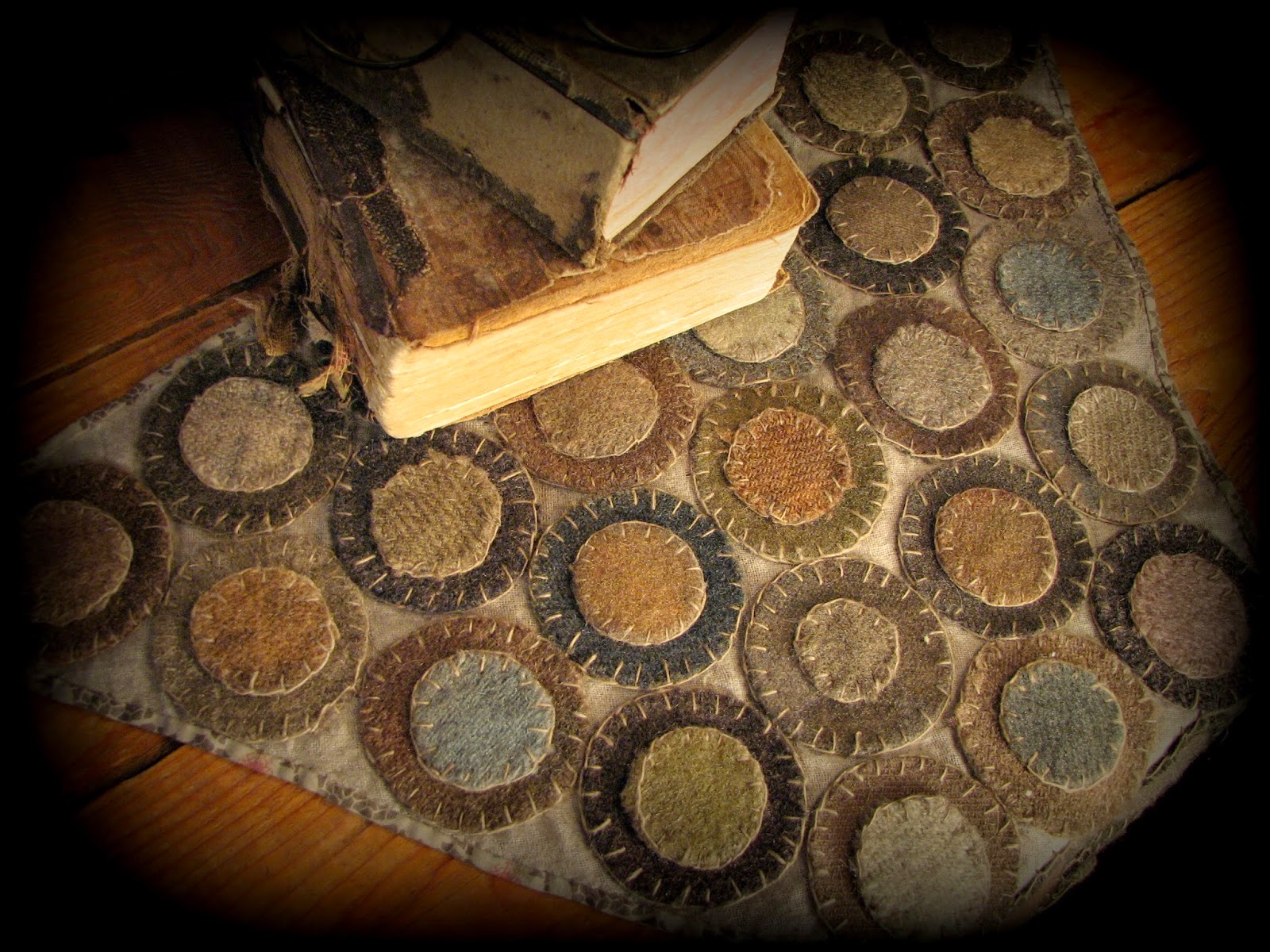 The Diary of a Rugmaker: New and Old Penny Rugs