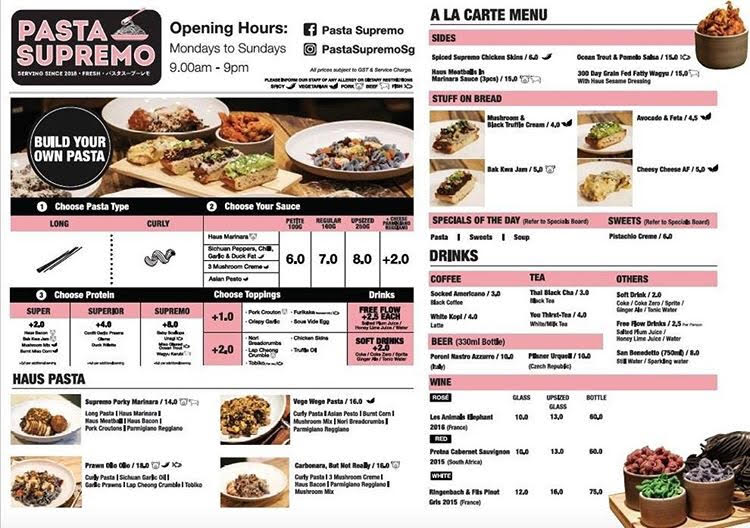 REVIEW: PASTA SUPREMO - AFFORDABLE AND CUSTOMISABLE PASTA IN SUNTEC CITY