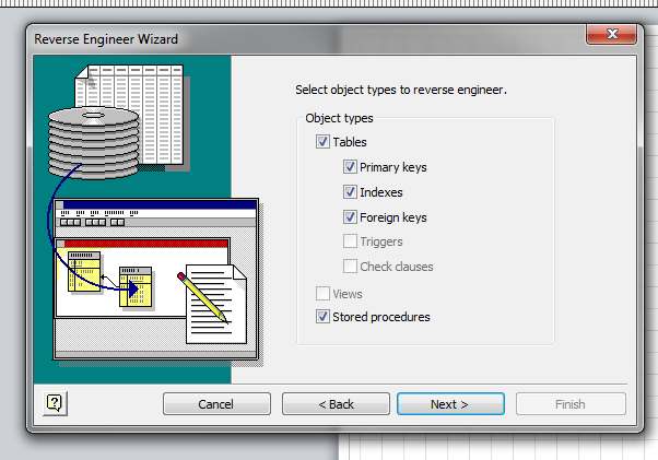 Troubleshooting MS SQL Server: Reverse Engineering using Visio 2010
