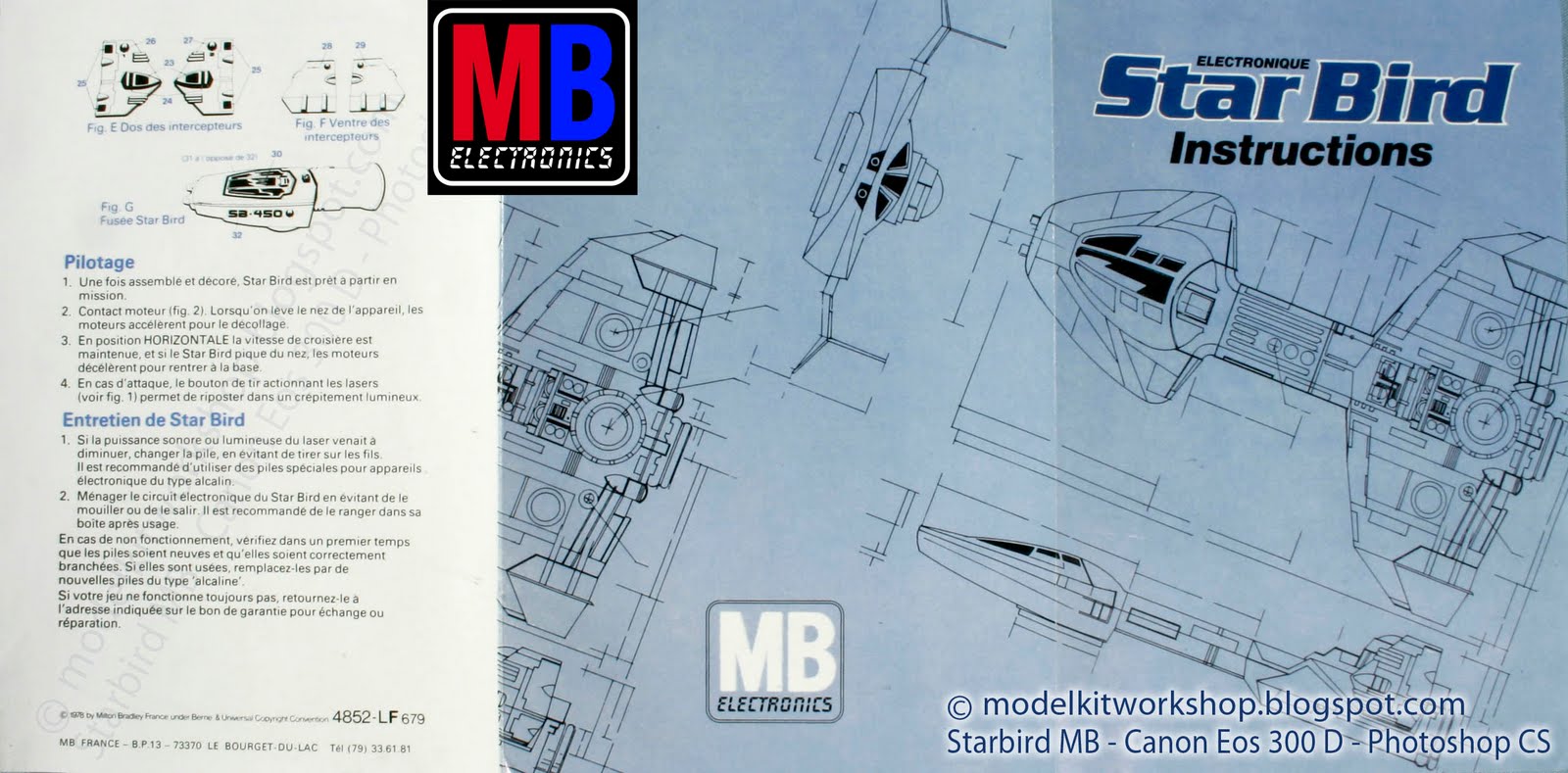 MODELKIT WORKSHOP: Starbird Spaceship : MB