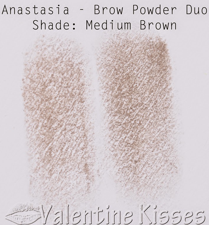 Valentine Kisses: Anastasia Brow Powder Duo in Medium Brown: before ...
