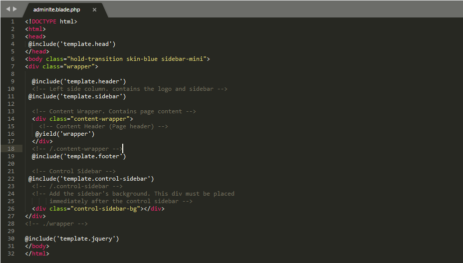 Contoh Template Blade Pada Laravel - SANPOI Contoh Template Blade Pada Laravel - SANPOI