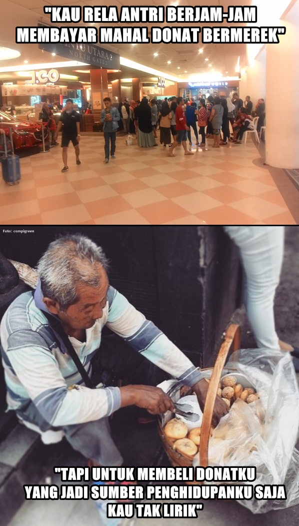 9 Meme Sindiran Ini Sentil Para Pemburu Promo Diskon Donat JCo yang ...