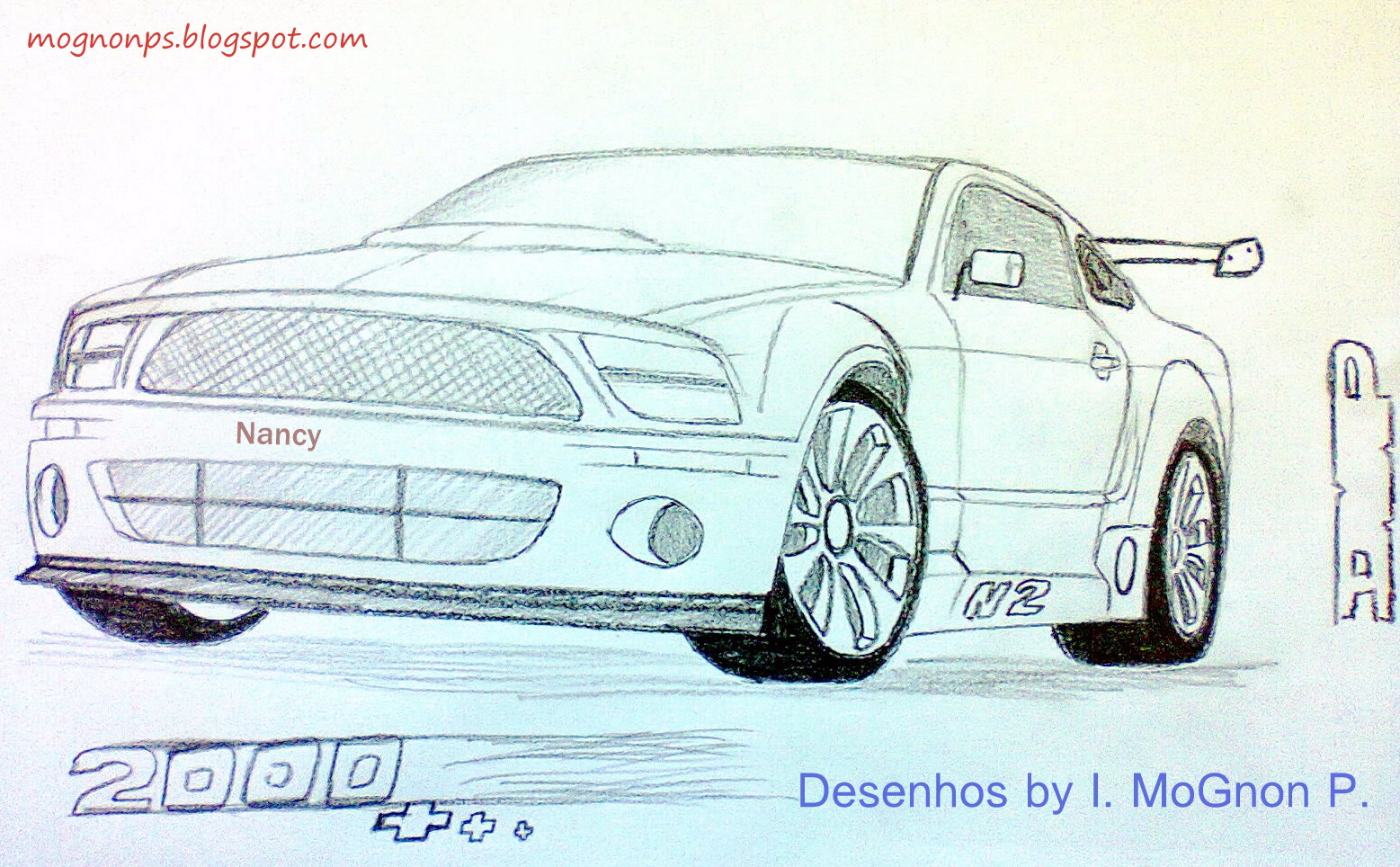 Ismael Desenhos: Mustang 2000