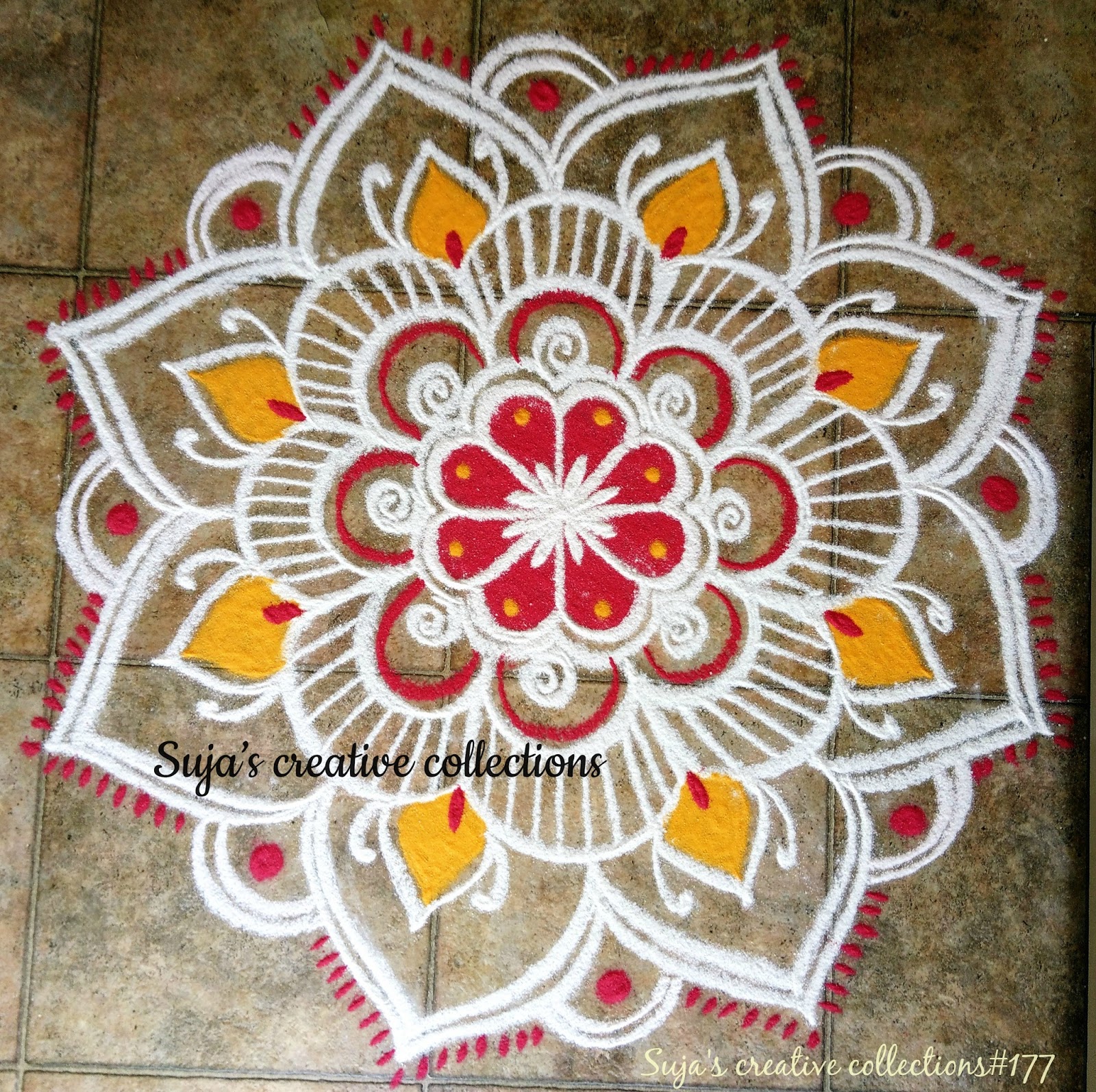 Suja's Creative Collections: Simple Freehand Kolams