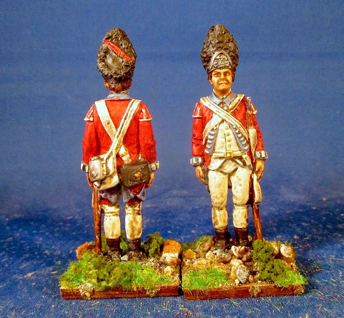 Bob's Miniature Wargaming Blog: 54mm AWI Grenadiers