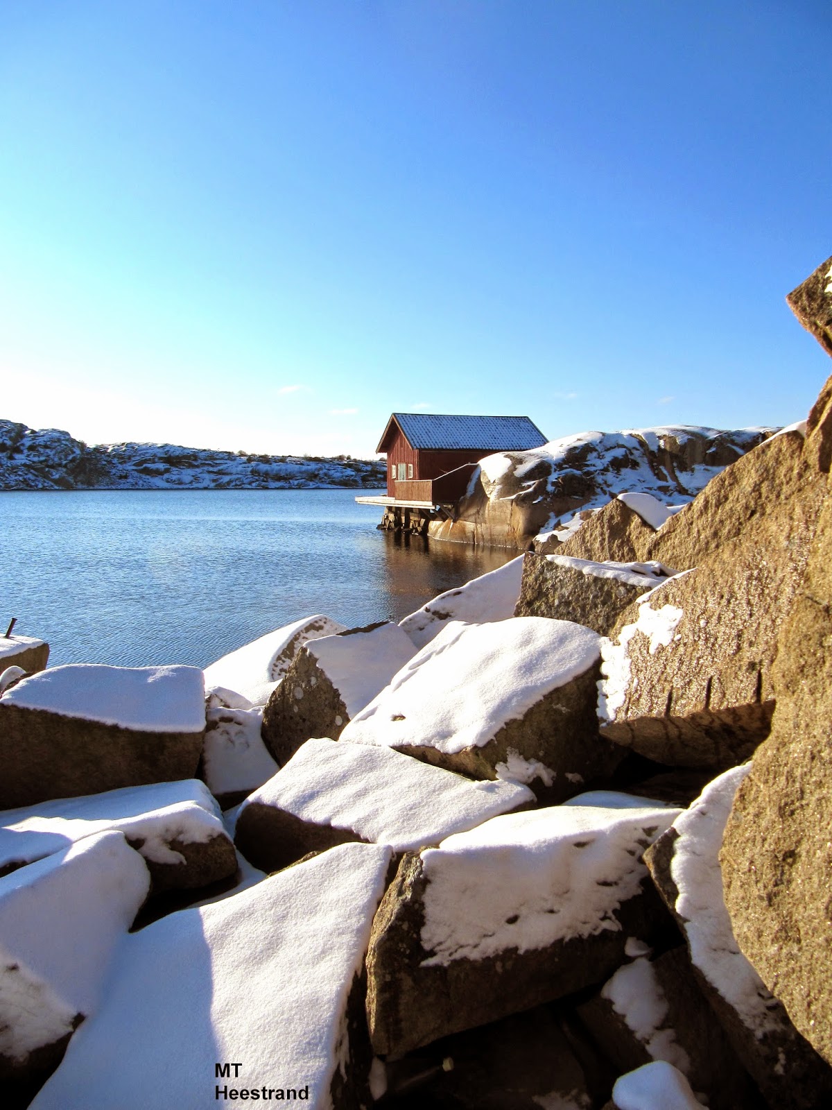 Det mysiga Heestrand/Hamburgsund- En pärla i Bohuslän: Nu kom vintern ...