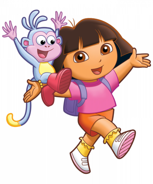 Cartoon Characters: Dora the Explorer (PNG)