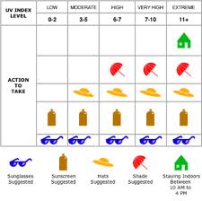 A Marrow Chronicle: Sun 1 UV ABC's, ratings, indices, and more