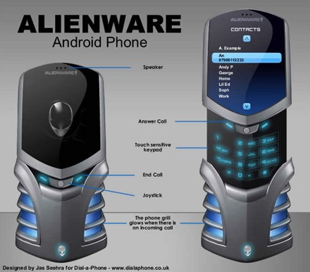 Mobile Mania: alienware android phone