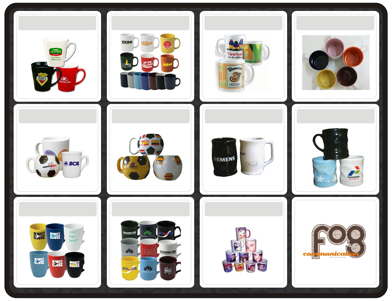 MUG PROMOSI | GELAS PROMOSI | TUMBLER PROMOSI | FOG Communication Corps.