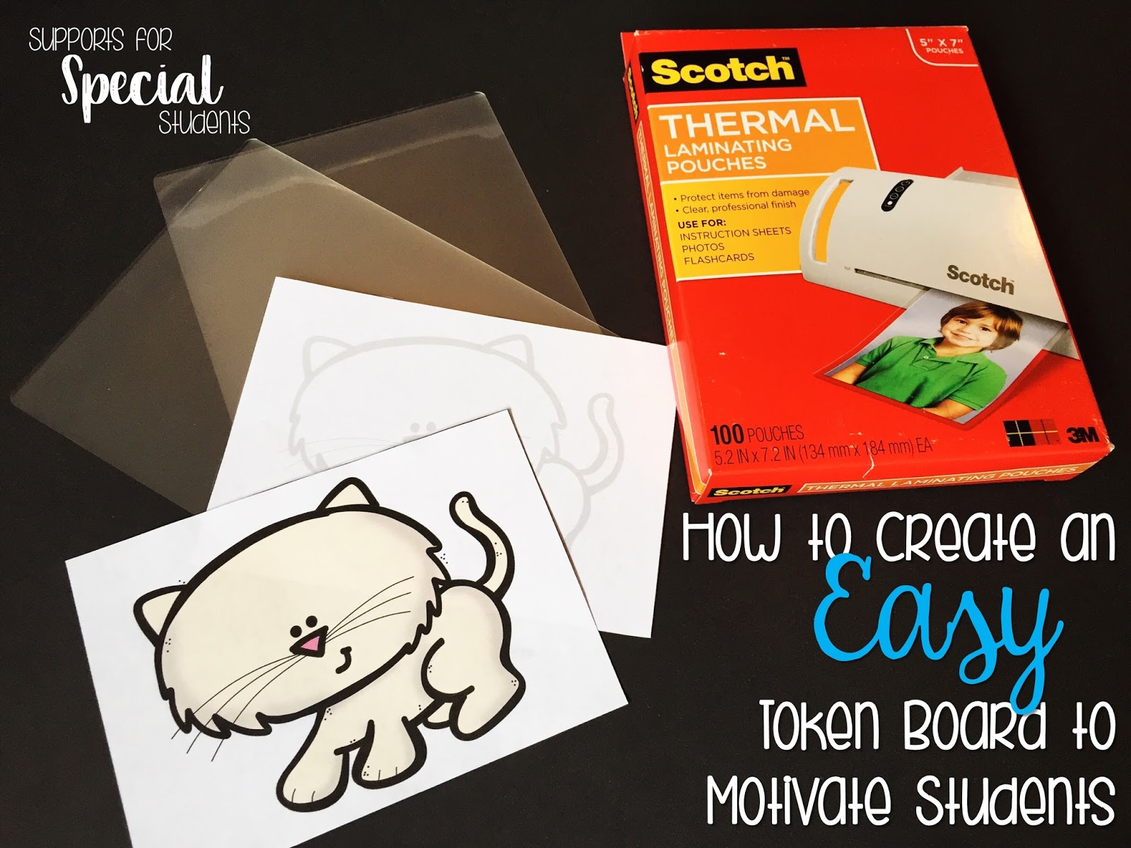 How to Create an Easy Token Board to Motivate Students - Supports for ...