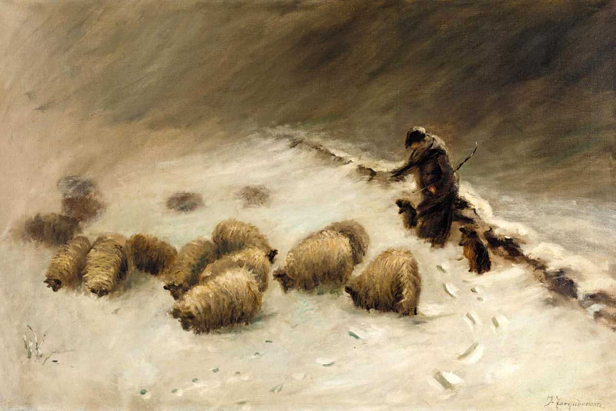 Joseph Farquharson | Victorian Landscape painter | Tutt'Art@ | Pittura ...