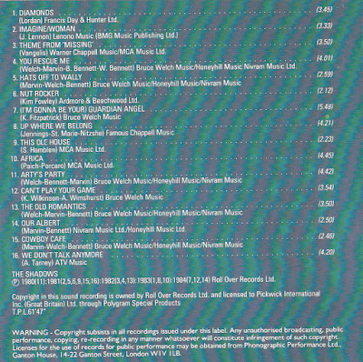 ENTRE MUSICA: THE SHADOWS - Diamonds