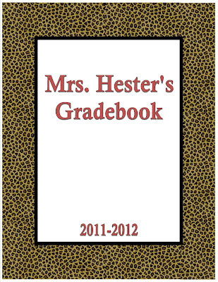 Mrs. Hester's Classroom : Paper Gradebook