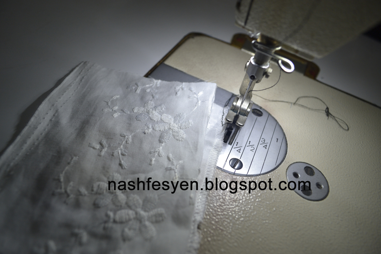 Nash Fesyen: Cara Jahit Sembat Menggunakan Mesin
