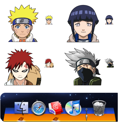 NARUTO DESKTOP ICONS