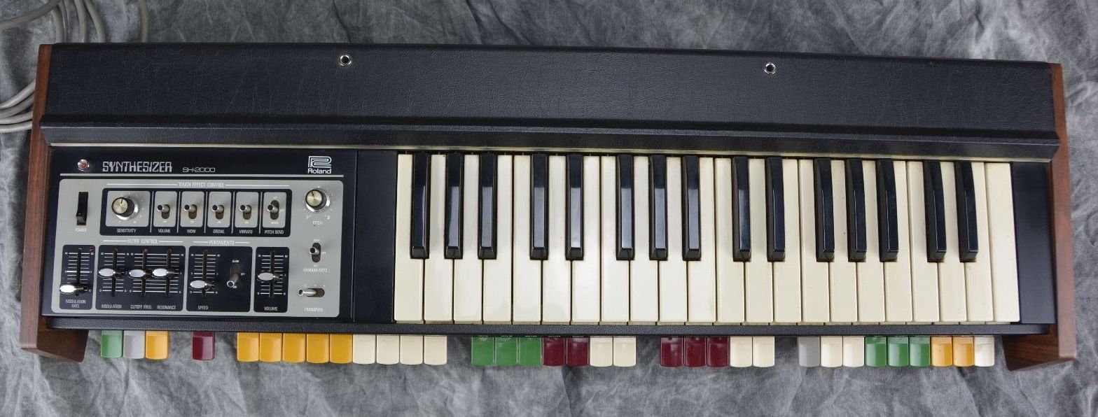 MATRIXSYNTH: Roland SH-2000 Vintage Analog Synthesizer SN 352669