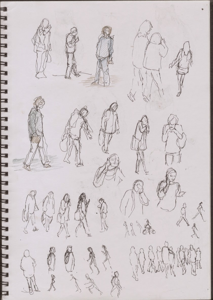 suburban sketches: Project 5 - The moving figure Exercises 1 and 2