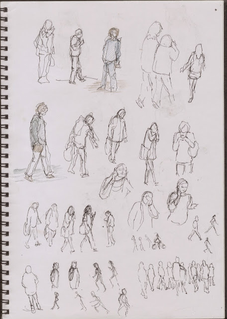 suburban sketches: Project 5 - The moving figure Exercises 1 and 2