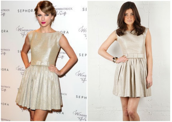 Celebrity Style: Taylor Swift's Metallic Dress | Shop Your TV