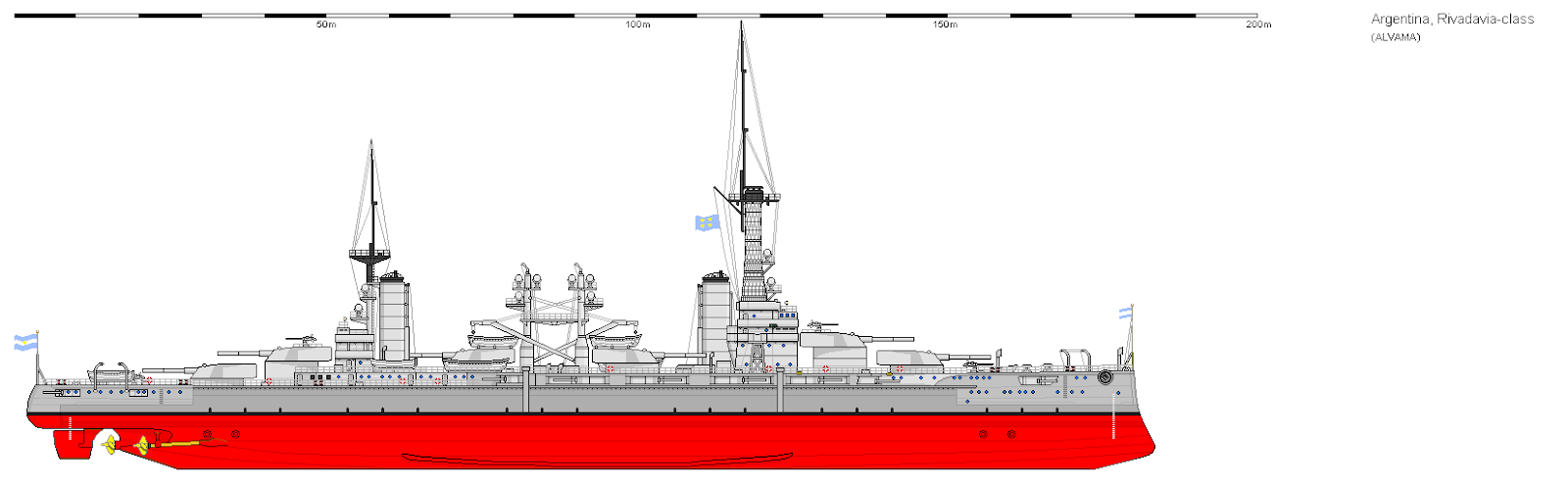 WARSHIPSRESEARCH: Building of Argentinean battleship Rivadavia at ...