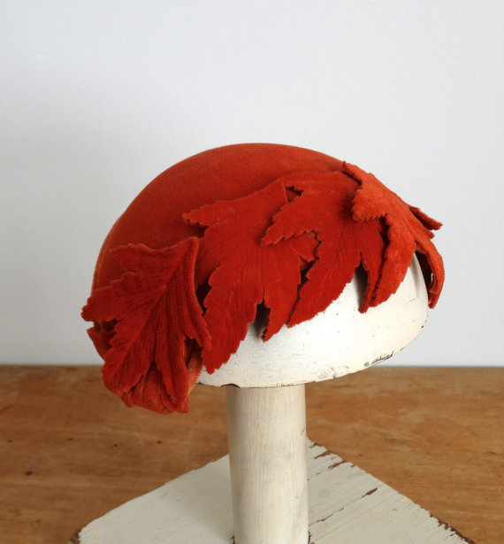 The Closet Historian: Sunday Spotlight: Fall Leaf Hats