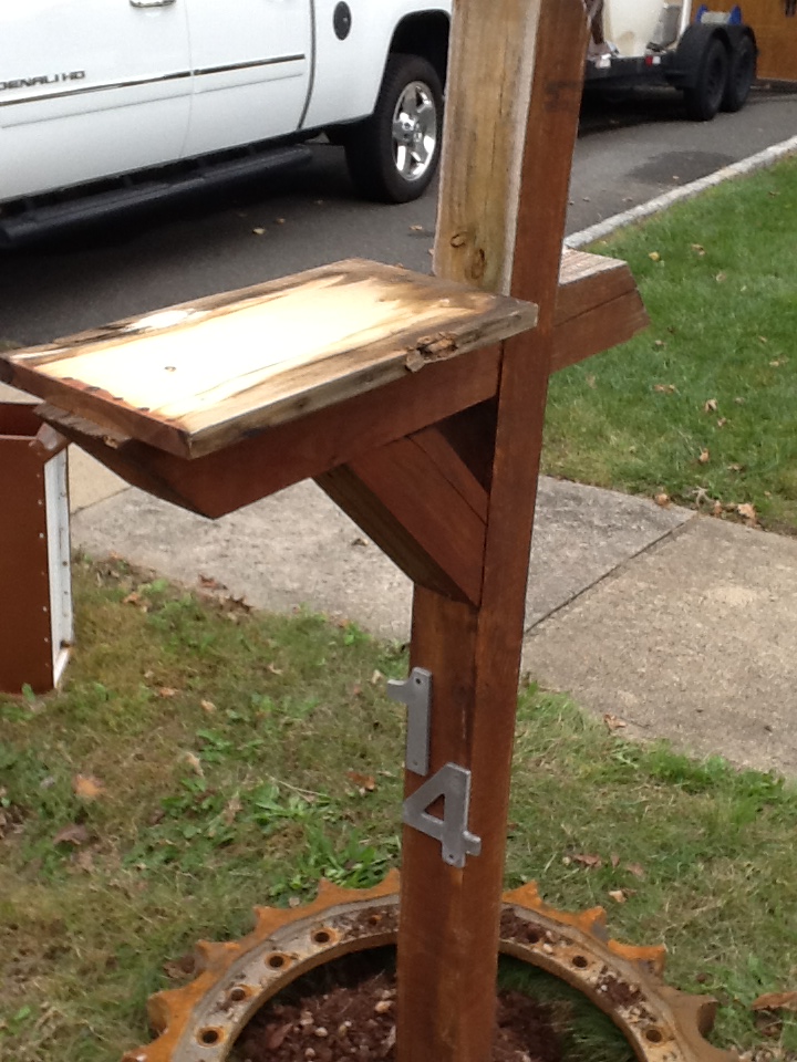 West Furniture Revival: BULLDOZER GEAR MAILBOX!