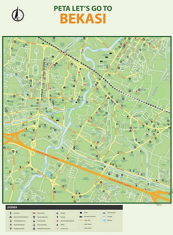 TAKJUB INDONESIA: PETA KOTA BEKASI