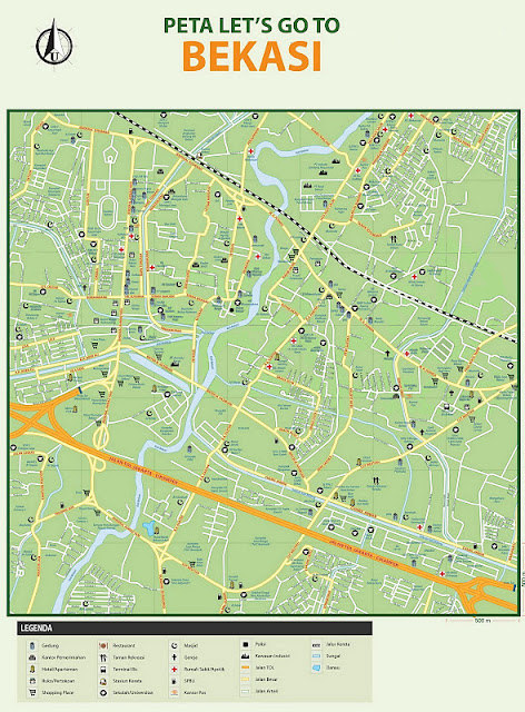 TAKJUB INDONESIA: PETA KOTA BEKASI