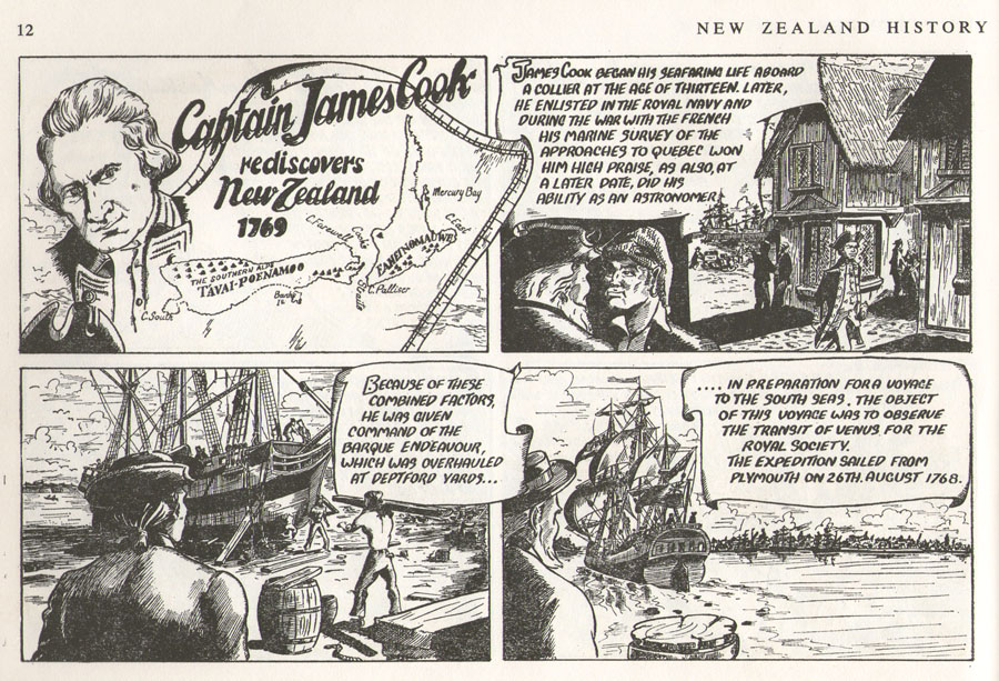 Pikitia Press Blog: Captain James Cook Rediscovers New Zealand 1769 ...